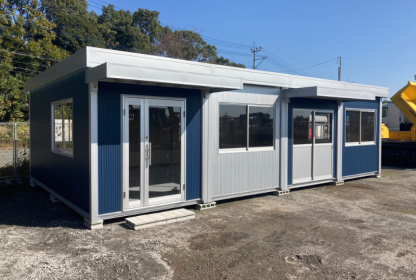 0115 HS54型別注仕様4連棟【熊本県】 - 施工実績 | プレハブハウス・スーパーハウス・ユニットハウスの株式会社九州スーパーハウス